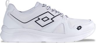 Lotto SVEGILO Unisex Sneaker, White/Black, 36 EU