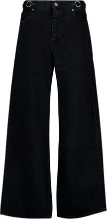 Frame Denim Femme, Jeans, Noir, Taille: W26 Sutro O-Ring Stroll Jeans