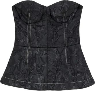 SIMKHAI haut bustier Zander - Noir