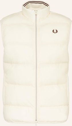 Fred Perry Steppweste weiss