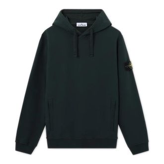 Stone Island Sweatshirt mit halblangem Rei&szlig;verschluss im Regular Fit - - Sweatshirts & Hoodies - Herren - Gr&uuml;n - M