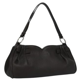 Bulgari Pre-owned Leder Handtaschen - - Pre-owned - Damen - Schwarzk - ONE SIZE