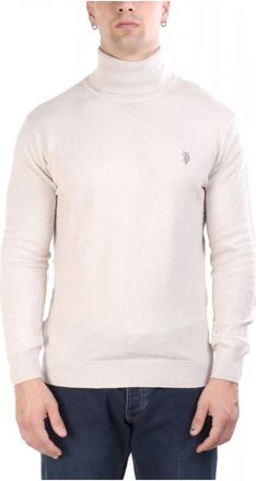 U.S.Polo Association U.s. Polo Assn., Homme, Pulls, Blanc, Taille: L Pull Col Roul&eacute;