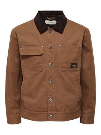 Only & Sons Jacket Onstimber OTW Veste en Coton, Rubber, x_l Hommes