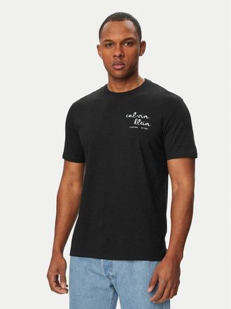 Calvin Klein Jeans T-Shirt LV04RG837G Schwarz Regular Fit