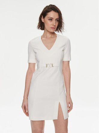 Twin-Set Coctailkleid 241TP2275 &Eacute;cru Regular Fit