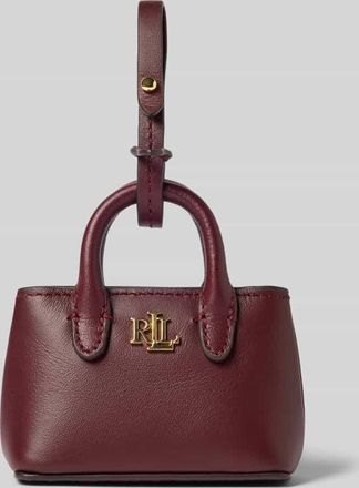 Lauren Ralph Lauren Anhänger aus Leder mit Label-Applikation