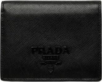 Prada Portefeuille Vintage Pre-owned - Femme - Pre-owned - Noir - Taille: ONE Size