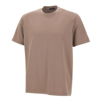 Paul & Shark Homme, Tops, Beige, Taille: L T-shirt &agrave; col rond et manches courtes
