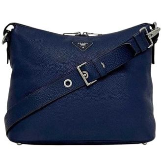 Prada Pre-owned Vintage Schultertasche - - Pre-owned - Damen - Blau - ONE SIZE