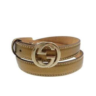 Gucci Pre-owned Leder grtel - - Pre-owned - Damen - Braun - ONE SIZE