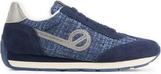 No Name Baskets basses aspect denim de coton m&eacute;lang&eacute;