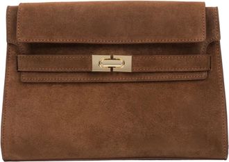 Estro & Luminara Femme, Sacs, Brun, Taille: ONE Size Sac bandouli&egrave;re