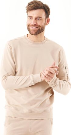 ORGANICATION Herren vegan Sweatshirt Beige