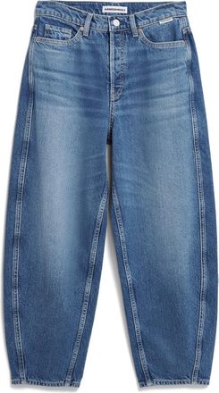 Armedangels Damen Barrel Jeans recycelte Baumwolle BAARLY Barrel Loose Fit Crunchy