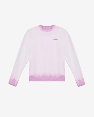 Isabel Marant Sweatshirt Mikolo &Agrave; Logo - Homme - Lilas - Taille L - Isabel Marant