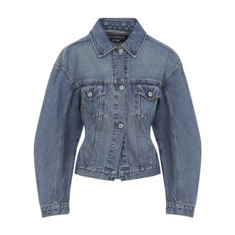 Jacquemus Denim de-N&icirc;mes Jacke - - Jackets - Damen - Blau - XS