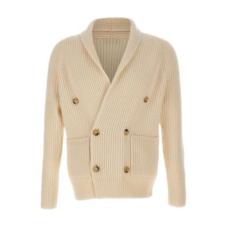 Paolo Fiorillo Rope Cardigan - - Knitwear - Herren - Beige - 2XL