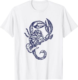 Seembo Lustiges Tier spielt Gitarre Gitarristen Rockmusiker T-Shirt