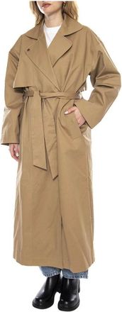 Minimum Femme, Manteaux, Beige, Taille: 40 FR Safari Trench Coat