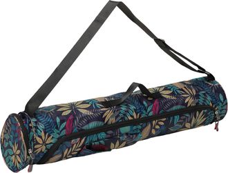 Cabilock National Style Druck Yoga Matte Tragetasche Zylindrische wasserdichte Faltbare Single Shoulder Bag aus Robustem Oxford Fitness und Alltag Praktische A