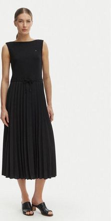 Tommy Hilfiger Kleid f&uuml;r den Alltag WW0WW49312 Schwarz Regular Fit