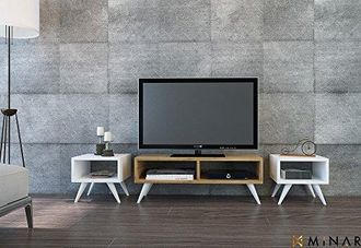 Homemania Best Seller Living Fernsehtisch 3er Set Vinca