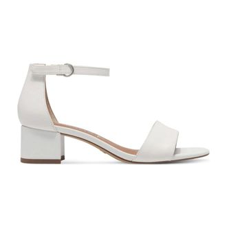 Tamaris Femme, Chaussures, Blanc, Taille: 39 EU Sandales Blanches Plates &agrave; Talons