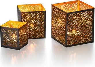 Philippi Bridgetown Windlicht Set 3tlg. Kerzenhalter Design