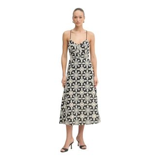 Fracomina Blumen Maxikleid - - Dresses - Damen - Mehrfarbig - XS