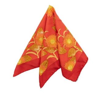 Herm&egrave;s Pre-owned Tourne Sols Seidentuch - - Pre-owned - Damen - Orange - ONE SIZE