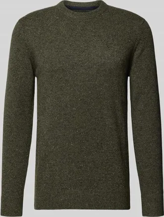 Barbour Pullover aus Woll-Seide-Mix mit Rundhalsausschnitt Modell TISBURY