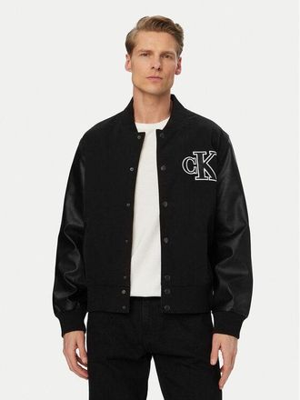 Calvin Klein Jeans Bomberjacke LV04RF407G Schwarz Regular Fit