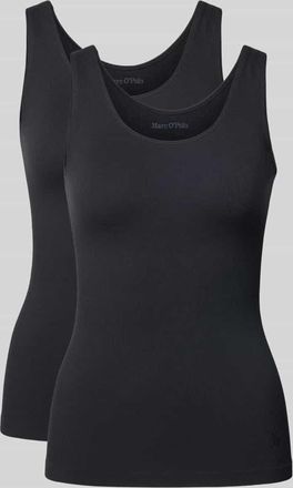 Marc O'Polo Slim Fit Tank Top aus Modal-Mix im 2er-Pack