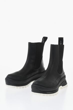 Loewe Chelsea-Stiefeletten aus Leder und Stoff mit Vibram-Sohle Loewe