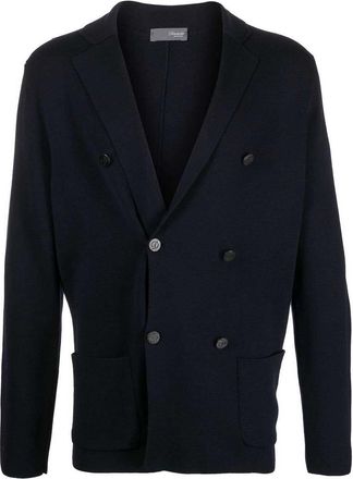 Drumohr Blazer - Bleu Fonc&eacute;