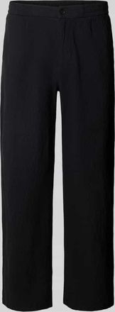 Review Straight Fit Stoffhose aus Baumwoll-Mix