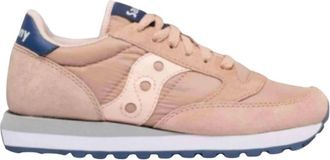 Saucony Femme, Chaussures, Rose, Taille: 37 1/2 EU Baskets Casual avec Empi&egrave;cements en Daim