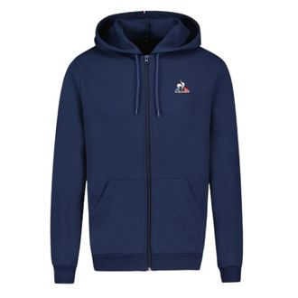 Le Coq Sportif Blaue Zip Jacke f&uuml;r M&auml;nner - - Sweatshirts & Hoodies - Herren - Blau - XS