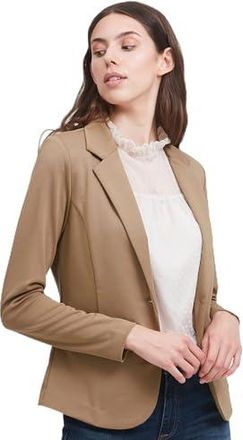 Ichi Blazer d&eacute;contract&eacute; Ihkate BL pour Femme, 172034_Pink Yarrow, XS