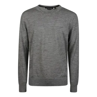 Michael Kors Homme, Pulls, Gris, Taille: 2XL Pull en M&eacute;rinos Essentiel