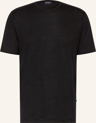 Olymp T-Shirt Aus Leinen schwarz
