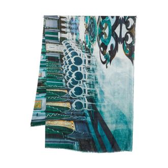 Faliero Sarti Femme, Accessoires, Bleu, Taille: ONE Size Scarfs