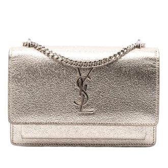 Saint Laurent Pre-owned The Sunset Shoulder Bag - Femme - Pre-owned - Jaune - Taille: ONE Size