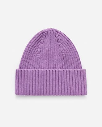 Arket Rippstrickm&uuml;tze -Lila