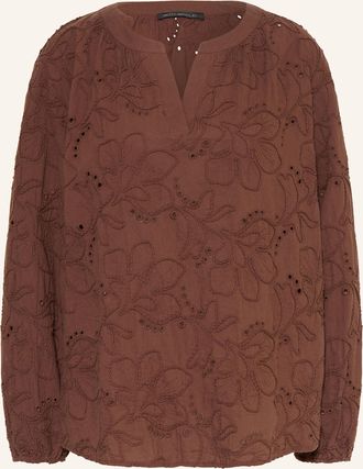 Betty Barclay Blusenshirt Mit Lochspitze braun