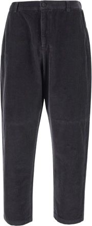 Mauro Grifoni Samt-Stoffhose - - Trousers - Herren - Grau - S