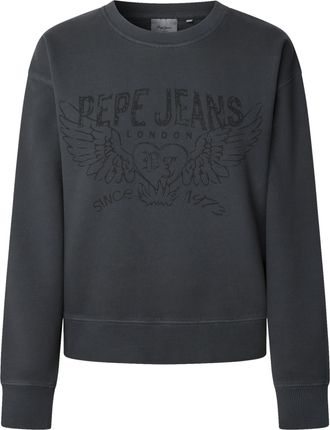 Pepe Jeans London Damen Beberly Sweatshirt, Grau (Kohlegrau), M