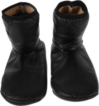 Hemobllo Chaussettes Thermiques Imperméables à Doublure Polaire Protection Froid Antidérapantes pour Homme et Femme pour Travail et Activités Extérieures Hiver