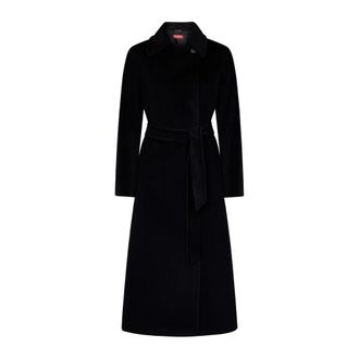 Max Mara G&uuml;rtelmantel - - Coats - Damen - Schwarzk - S